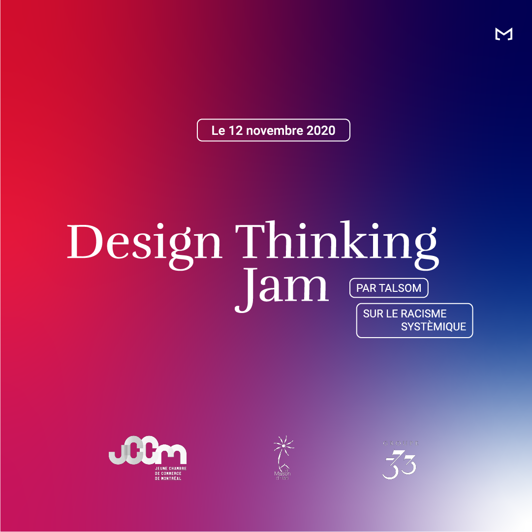 3e édition du Design thinking jam sur le Racisme systémique